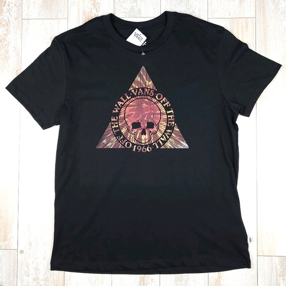 Vans | Tops | Vans Pyramid Skull Tee | Poshmark